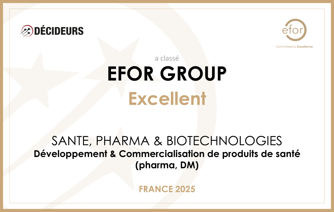 Efor honored in 2025 Décideurs Innovation ranking